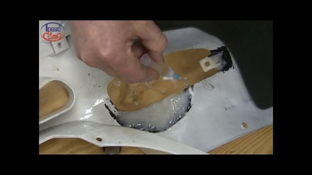 Ремонт пластикового обтекателя мотоцикла