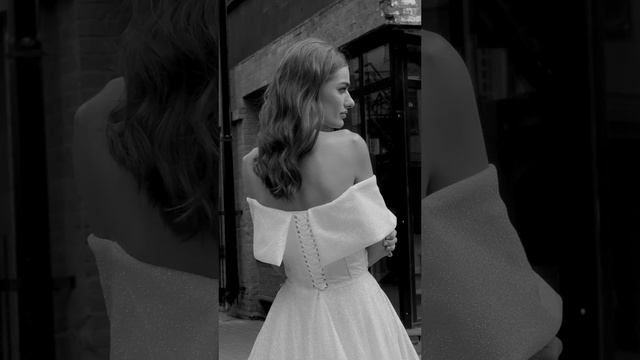 Свадебное платье из тафты с глиттером Моника #свадебноеплатье #свадебныйсалон #домневесты