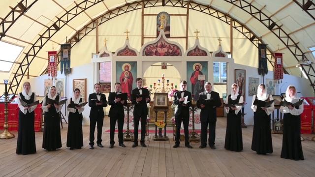 Выступление хора храма святого св. кн. Александра Невского на открытии XII Александро-Невских чтений