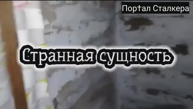 Вырезанный отрывок. Заброшенный дом. (Странная сущность) из первой части видео.