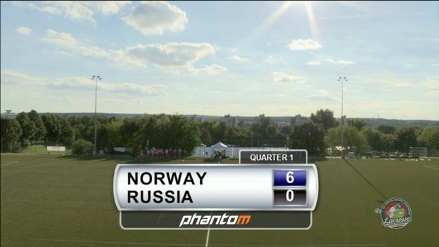 ЛАКРОСС ЧЕ 2016 Норвегия - Россия EC16 MQF4 Norway vs. Russia 1st Half