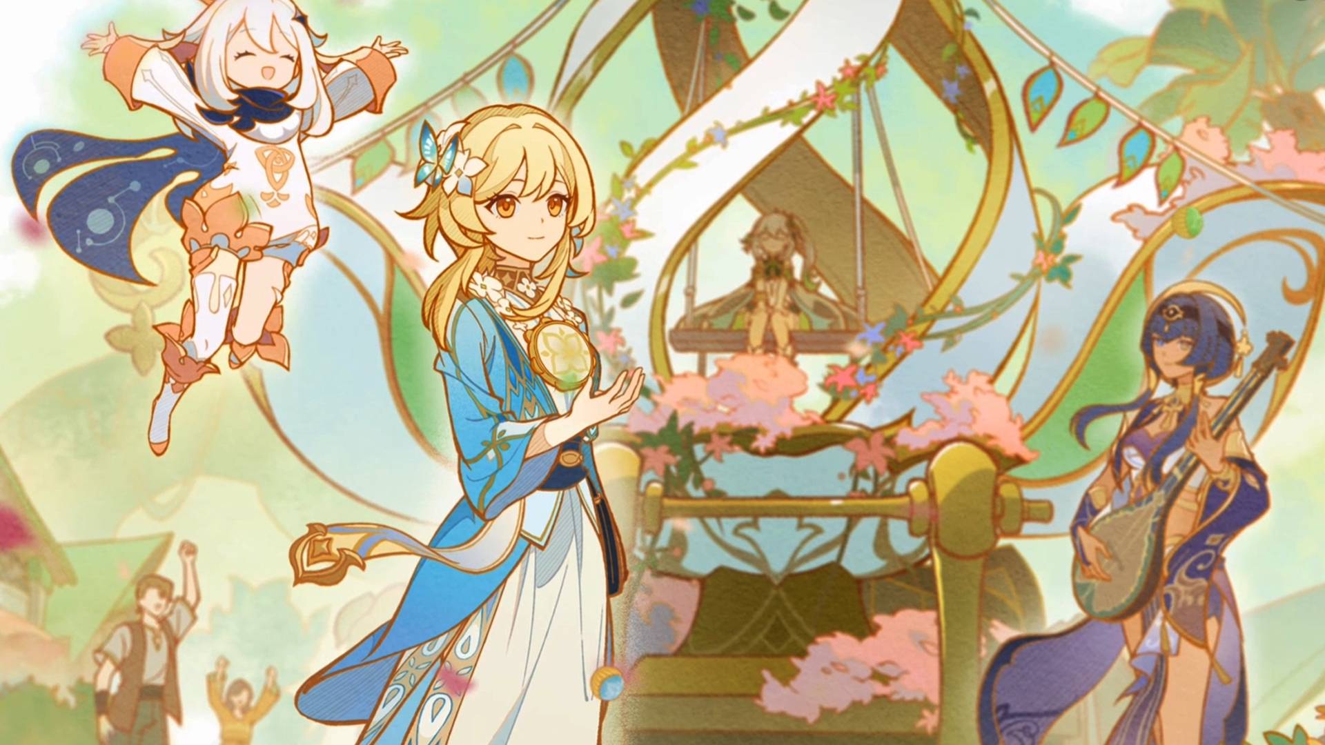 Genshin Impact   Хроматическая ода конфетам и розам