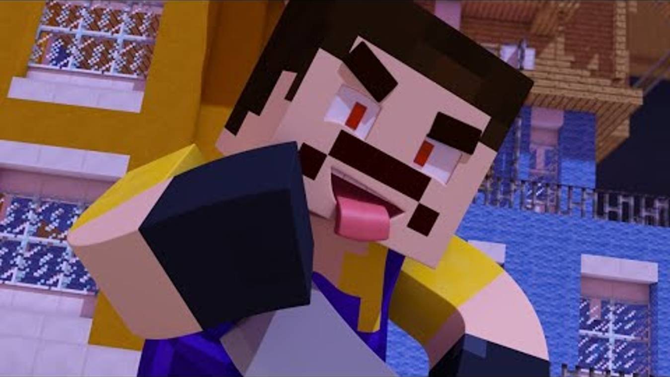 ТАЙНА СОСЕДА ВАМПИРА! ПРИВЕТ СОСЕД В МАЙНКРАФТ [перезалив]