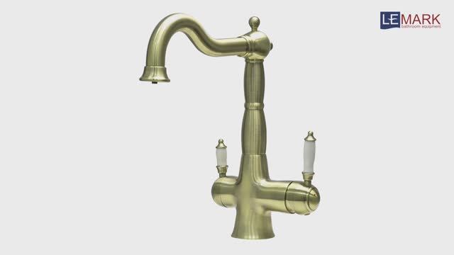 Смеситель Lemark Villa LM4858B для кухни  с подключением к фильтру с питьевой водой