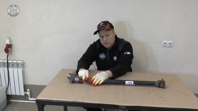 Никогда так не делайте! Сваркой⚡попытались убрать люфт в шлицевом соединении кардан-фланец БМВ F15