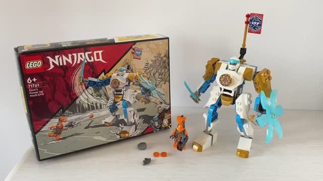 ОБЗОР ЛЕГО НИНДЗЯГО 71761 Могучий Робот ЭВО Зейна LEGO NINJAGO Zane’s Power Up Mech EVO +сравнение