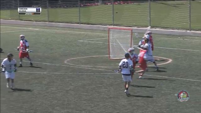 ЛАКРОСС ЧЕ 2016 Швеция - Россия EC16 Sweden vs Russia 1st Half