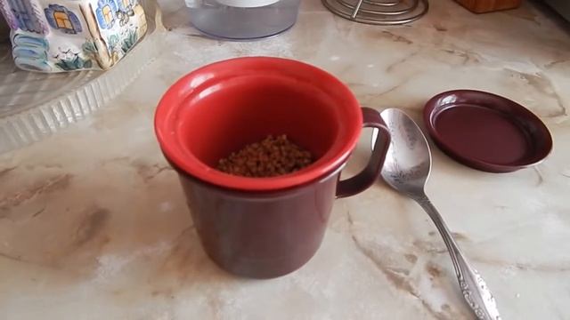 Гречневая каша в заварочной кружке от Tupperware