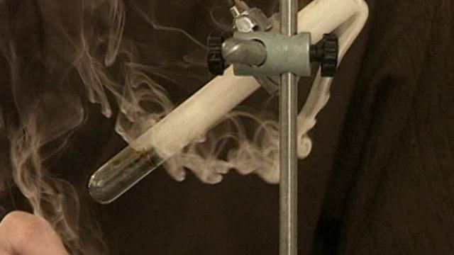 070. Реакция соединения серы с железом