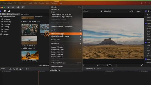 Final Cut Pro - Спрятанные функции-Рус