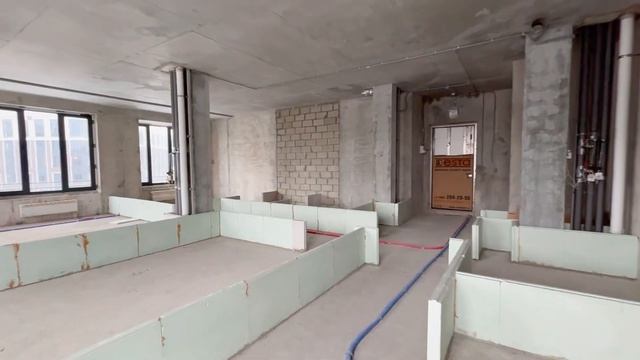 Квартира 95,3 кв.м. без отделки в жилом комплексе West Garden