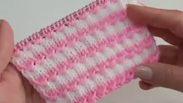 Красивый узор спицами — МК для новичков