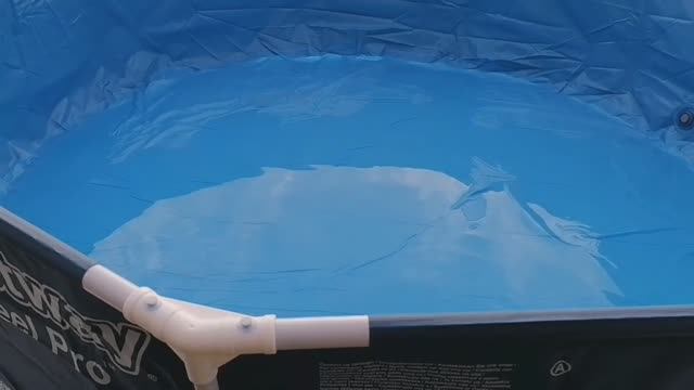 Обзор распаковки каркасного бассейна. Установка каркасного басейна..