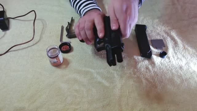 ПИСТОЛЕТ GLETCHER TRS 24/7 устранение неисправности стрельба в хронограф