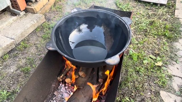 Варим Уху в новом казане