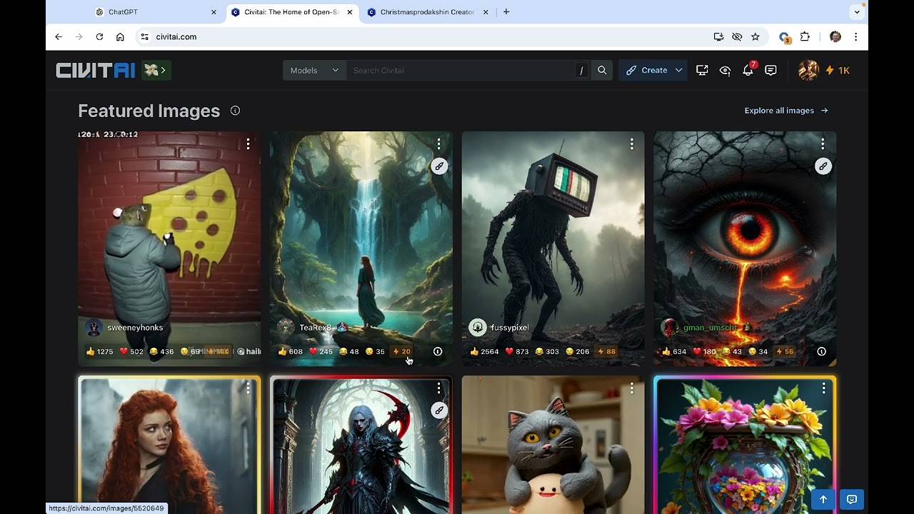 Обзор Civitai: Генерация изображений и моя модель GenesisXL