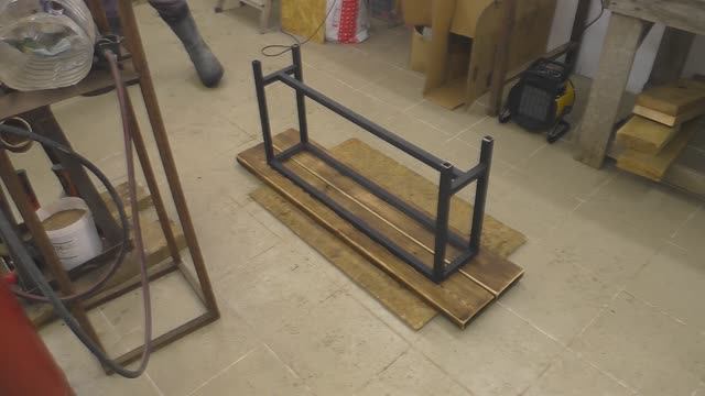 Собираю скамейку