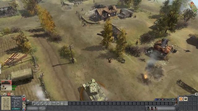 В тылу врага 2: братья по оружию/Men of War компания за СССР миссия "Боевое Крещение"