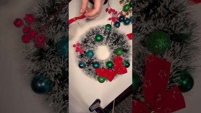 Новогодний венок | Дизайн 🎄🎀
