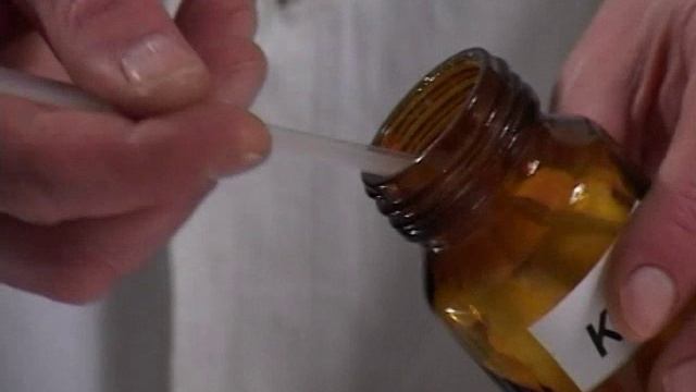 010. Горение кальция на воздухе