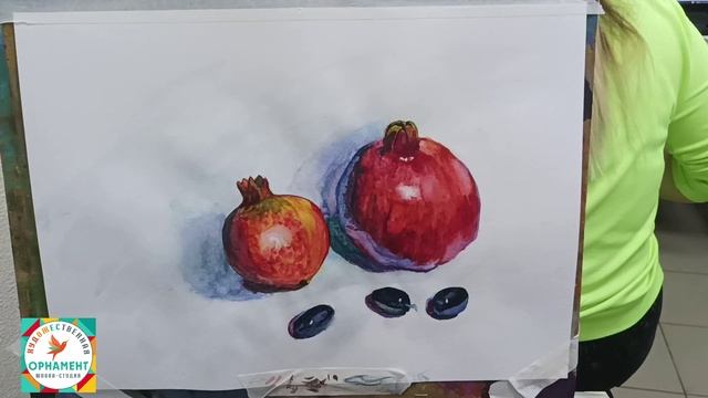 Живопись в студии «Орнамент».