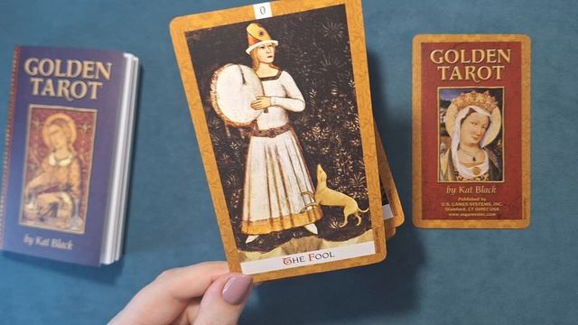 Карты Таро. История колоды и галерея Golden Tarot by Kat Black / Золотое Таро 🫶 Часть 1.