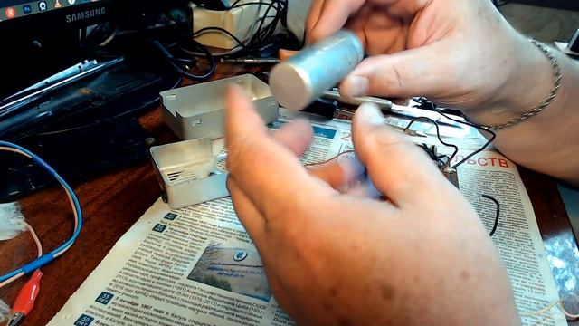 Рига - 104, ремонт бока питания.