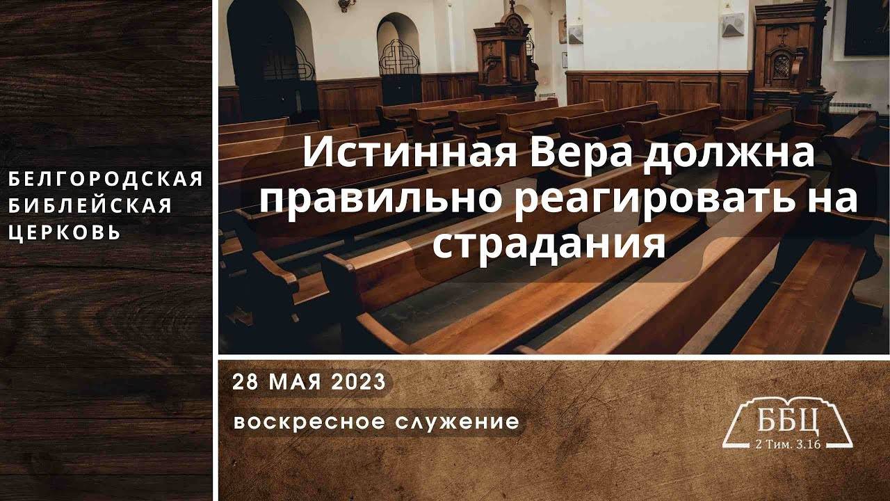 Иакова 11: Истинная вера правильно реагирует на страдания (Иак. 5: 7-11) || Павел Бочкарев