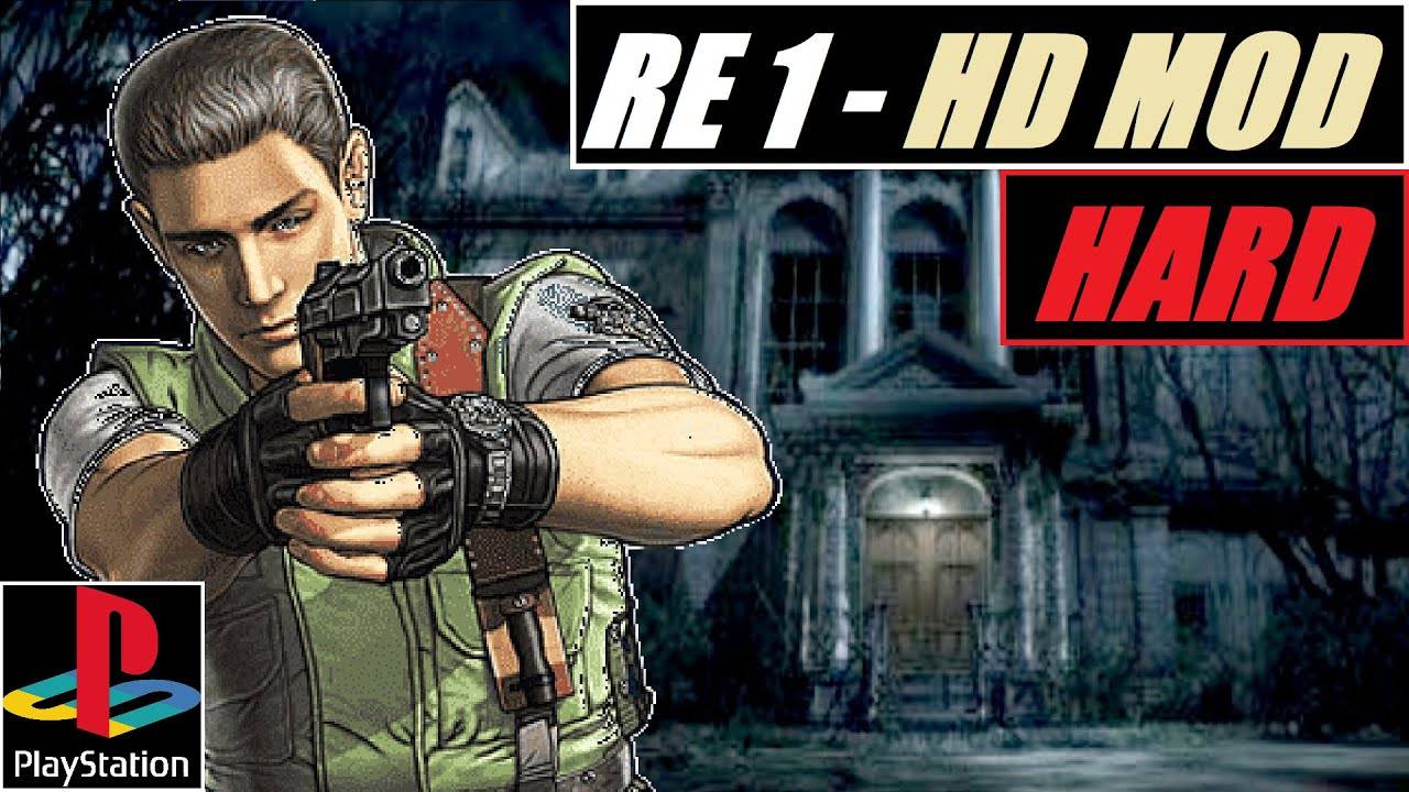 Resident Evil - Dual shock version HD mod SP 1 [полное прохождение - лучшая концовка за Криса]