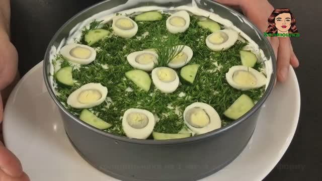 Салат Курочка Ряба с копченой курицей Очень Вкусный и Праздничный