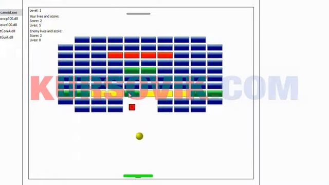 Игра «Арканоид» Arcanoid - программа на C++ QT 4 под Windows и Linux