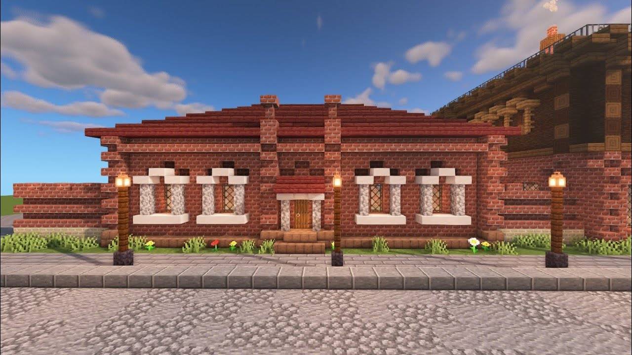 Дом в русском стиле в майнкрафте (Российская Империя)