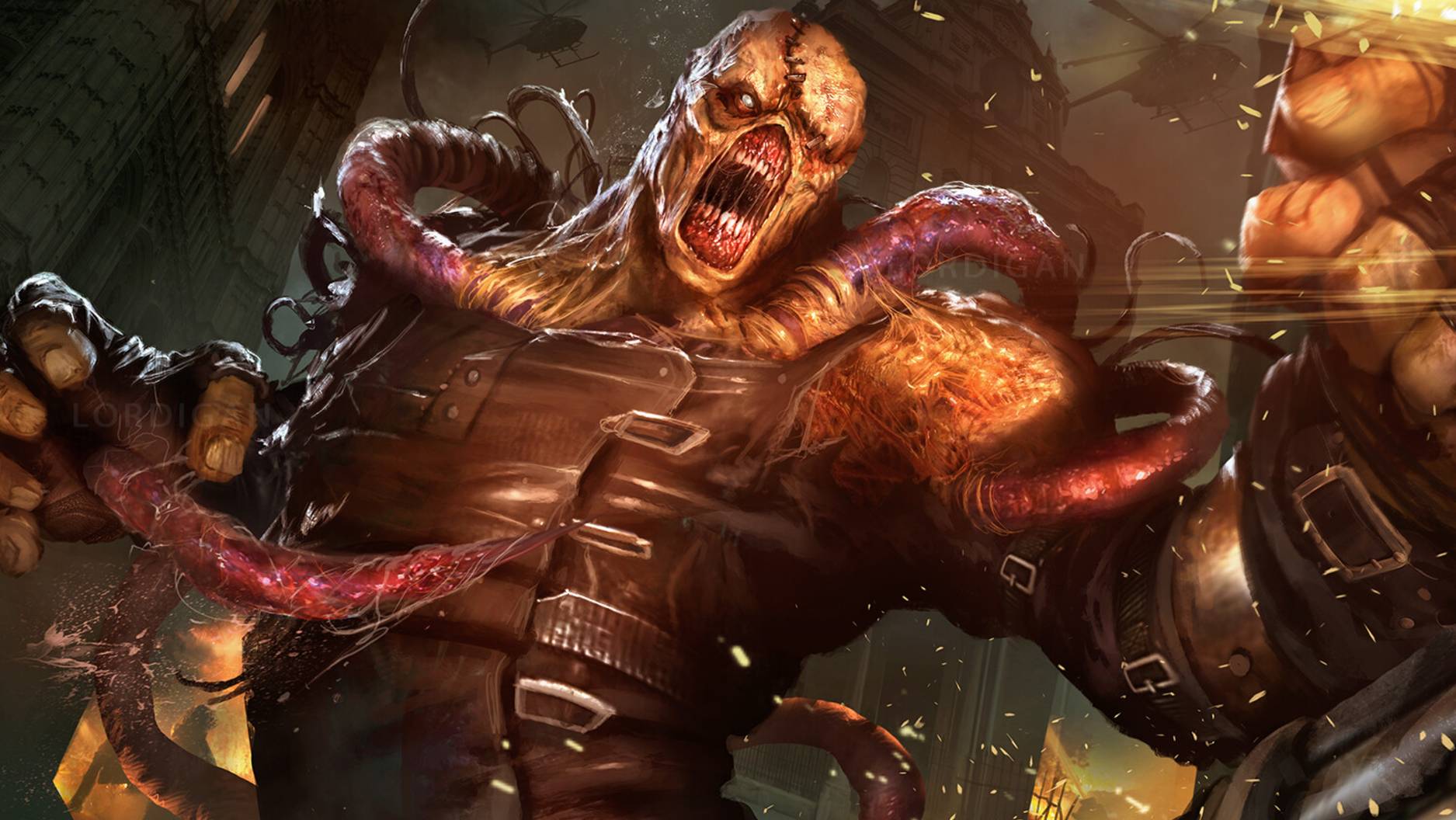 Resident Evil 3 ( первый пест.+ оружие с Немезиса + порох + патроны на пест.) Убить всех Немезисов