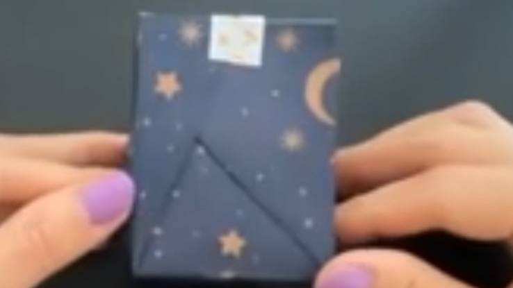 Подарочный пакет из бумаги