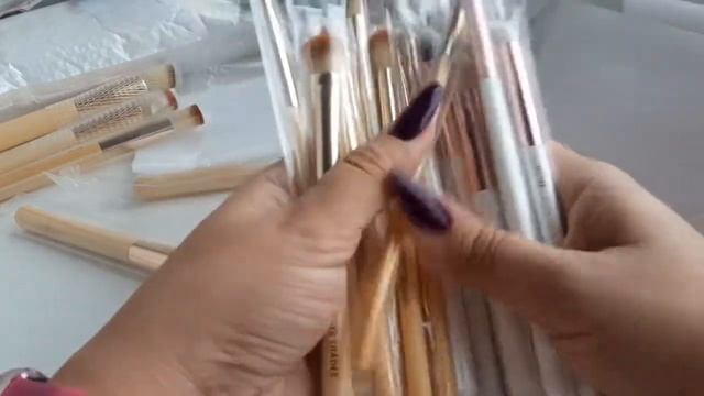 Кисти для макияжа с Aliexpress  (аналог Zoeva)