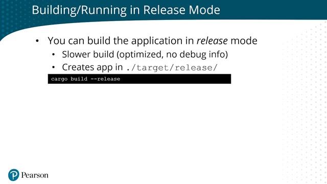 1.006. 1.5 Building and running an application by using Cargo