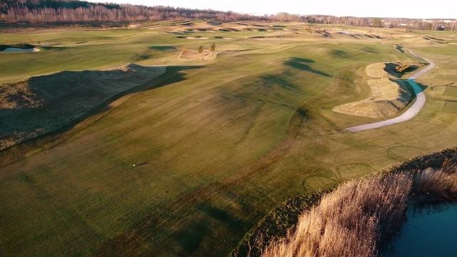 гольф клуб Петергоф с воздуха