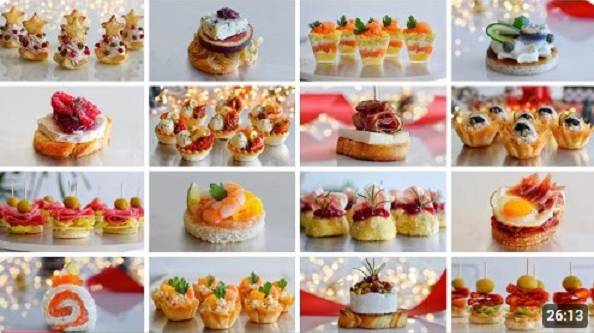 16 вкуснейших КАНАПЕ и ЗАКУСОК, которые украсят ваш праздничный стол🎄| Сборник |