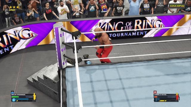 WWE2K24 BRAUN STROWMAN VS CARMELO HAYES