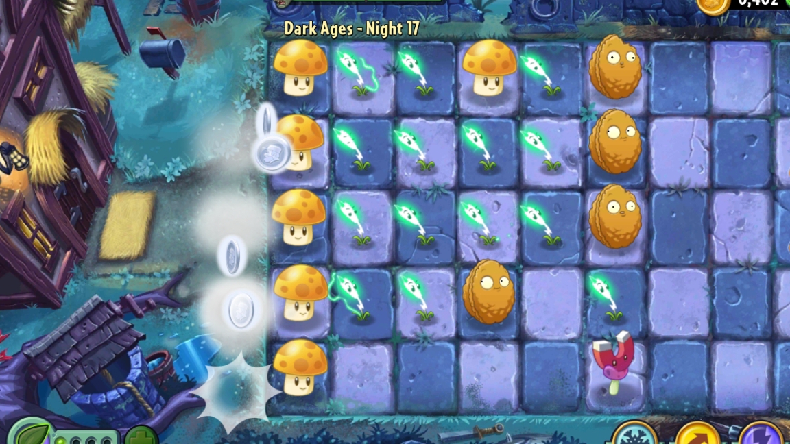 Ночь 17 Тёмные Века (Dark Ages) Plants vs. Zombies 2