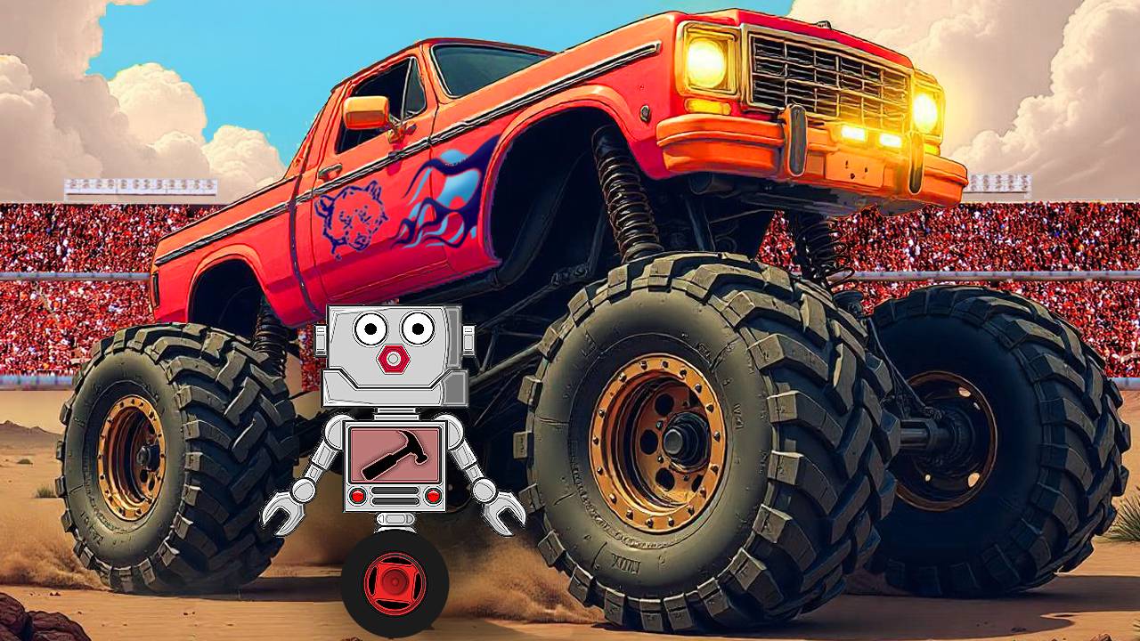 Мультики про машинки - Большие машины - Монстр Траки - Сборник - Мультики для детей