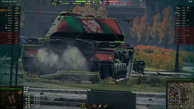 Мир Танков. ИС-3. Рандомный напарник и КВ-2 спасает катку. TankiStalingrad.