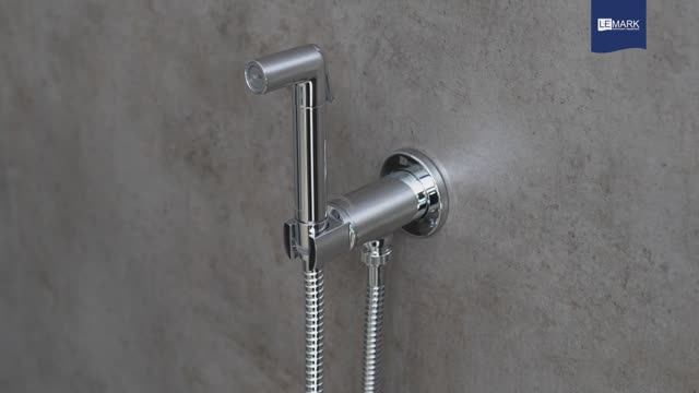 Смеситель Lemark Solo LM7171C с гигиеническим душем, встраиваемый