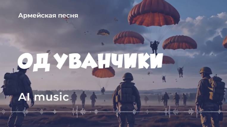 Одуванчики - (армейская) - Artificial Intelligence (AI) music, video