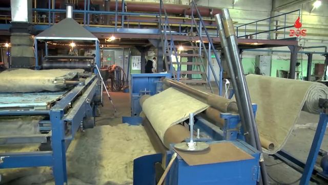 Базальтовый завод в городе Алексин. Производство огнезащитных материалов.