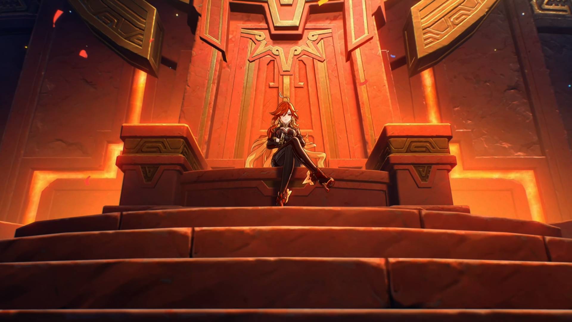 Genshin Impact   Цветы под палящим солнцем