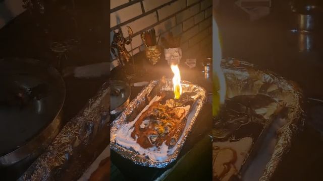 Снимаем Черное венчание, сущностей и привязки. Ставим оборотное зеркало