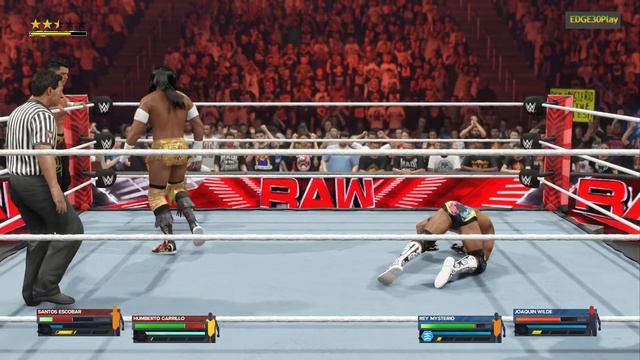 WWE2K24 HUMBERTO CARRILLO & SANTOS ESCOBAR VS REY MYSTERIO & JOAQUIN WILDE