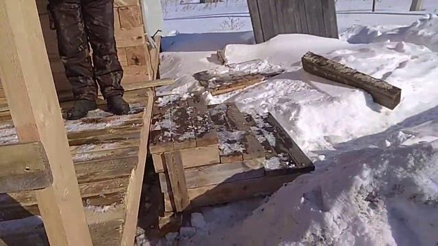 Стройка веранды