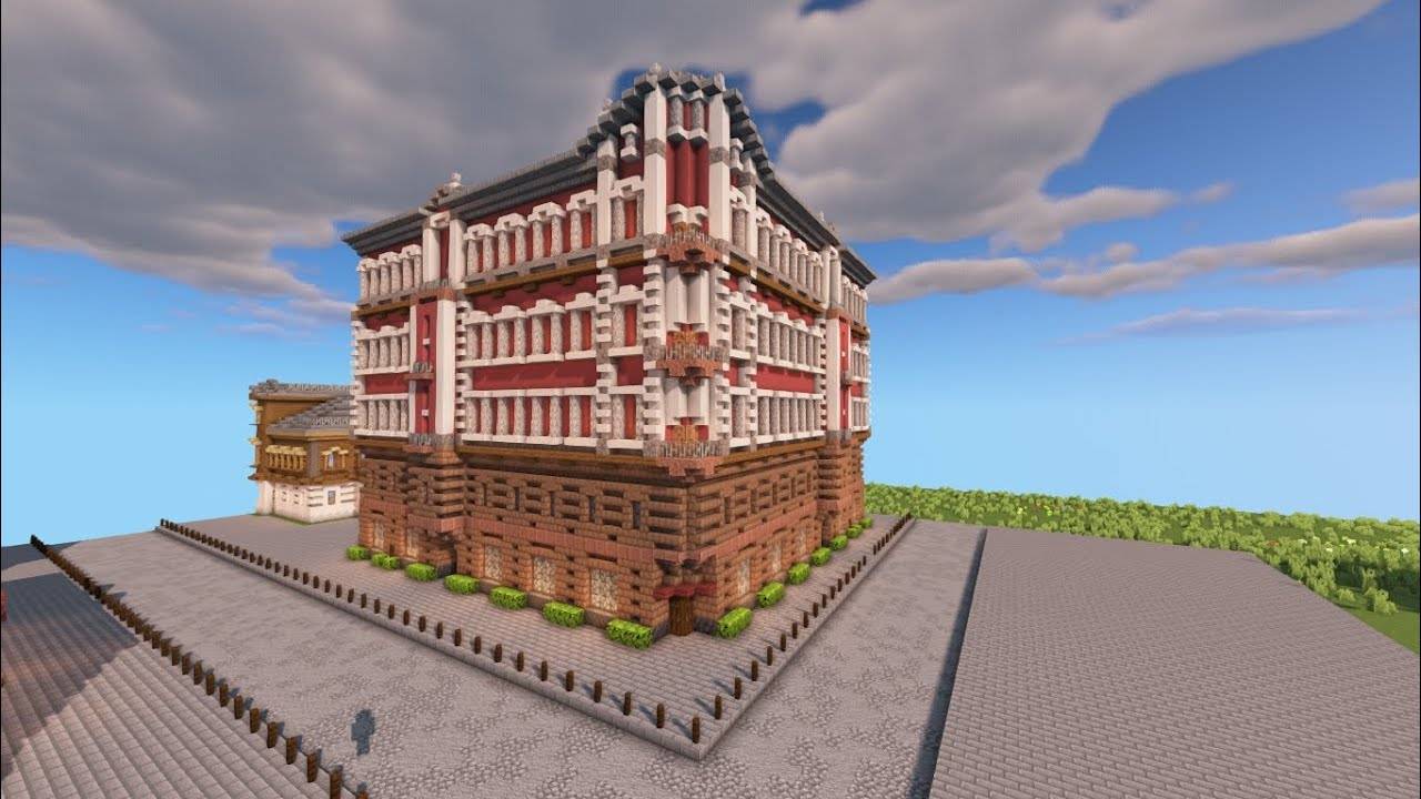 Доходный дом в майнкрафте 3/3 (Российская Империя)